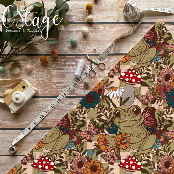 Cottagecore seamless digital image png – CStageDesigns