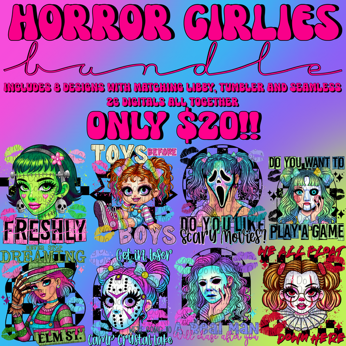 Horror Girlies Solo Bundle Digital Images PNG – CStageDesigns