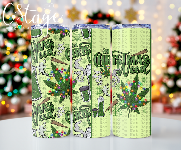 Christmas 420 tumbler wrap digital image png – CStageDesigns