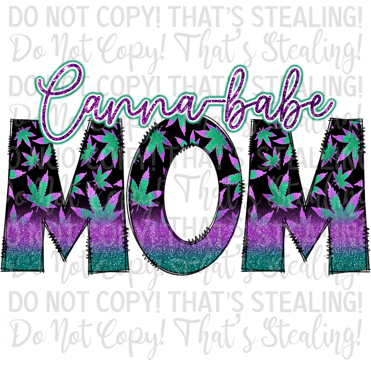 Canna-Babe Mom Digital Image PNG – CStageDesigns